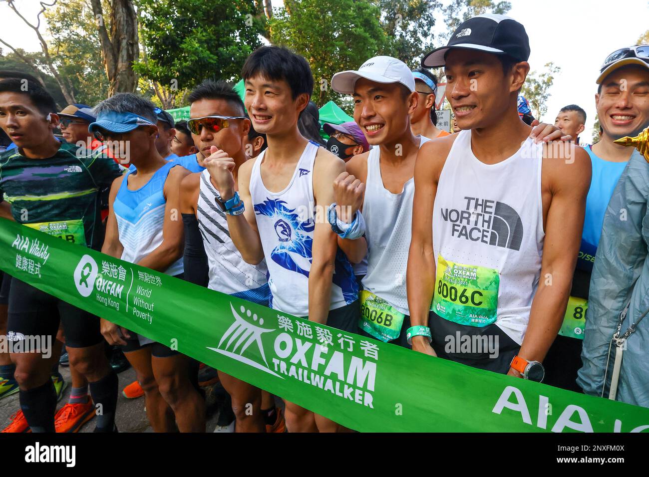Oxfam Trailwalker 2022, starts from Pak Tam Chung, Sai Kung for the ...