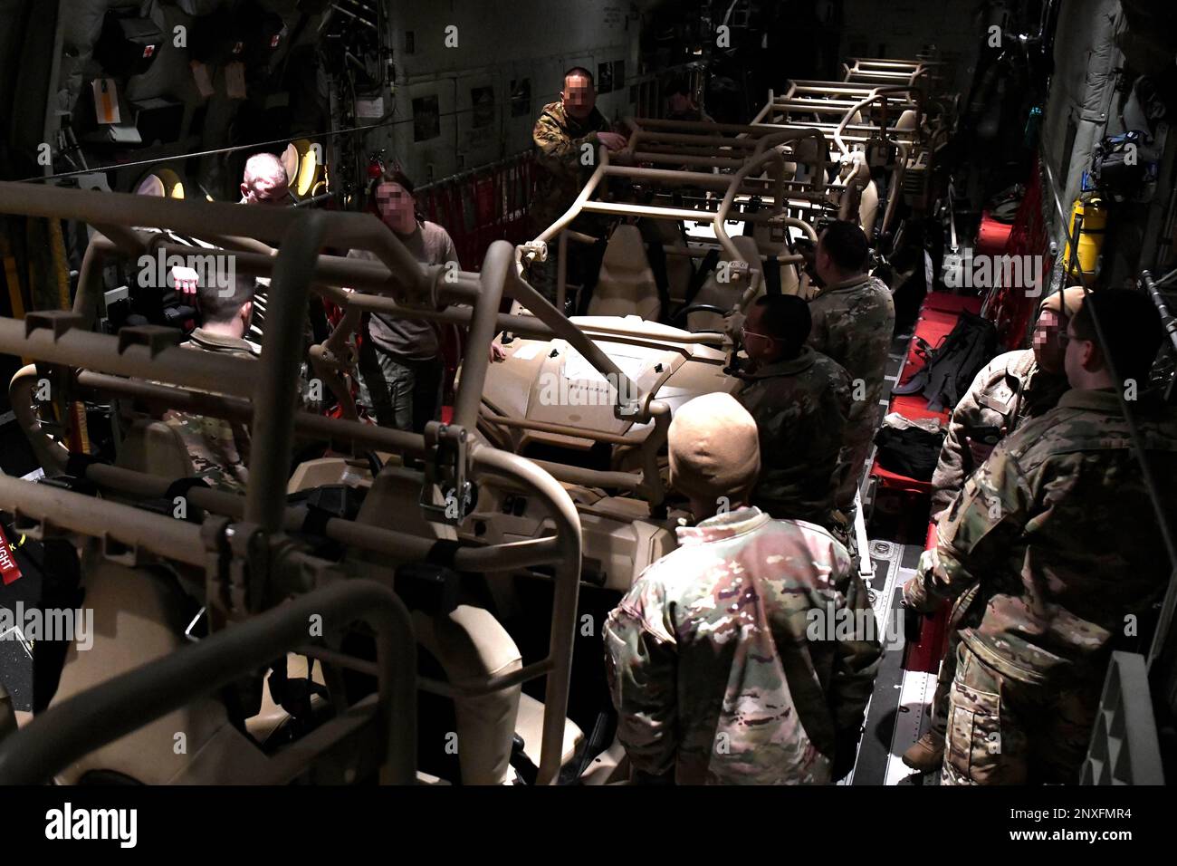 A U.S. Air Force loadmasters with the 67th Special Operations Squadron ...