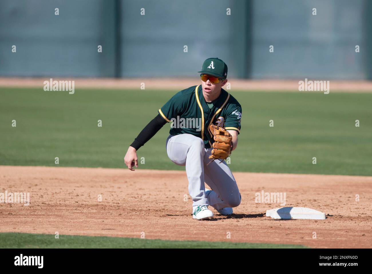 Oakland Athletics shortstop Nick Allen (2) during Spring Training Camp ...