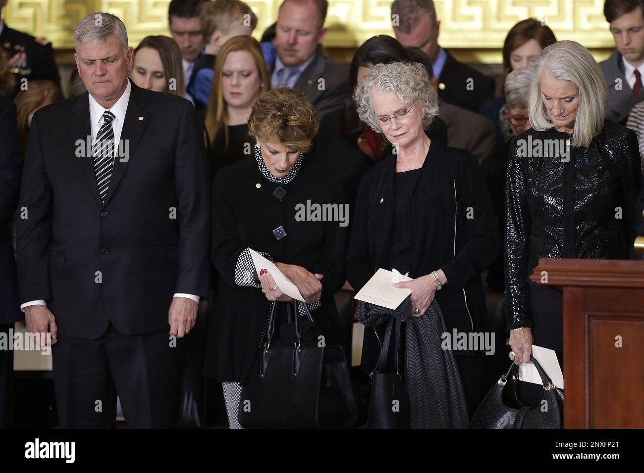 Rev. Billy Graham's children, from left, Franklin Graham, Gigi Graham ...
