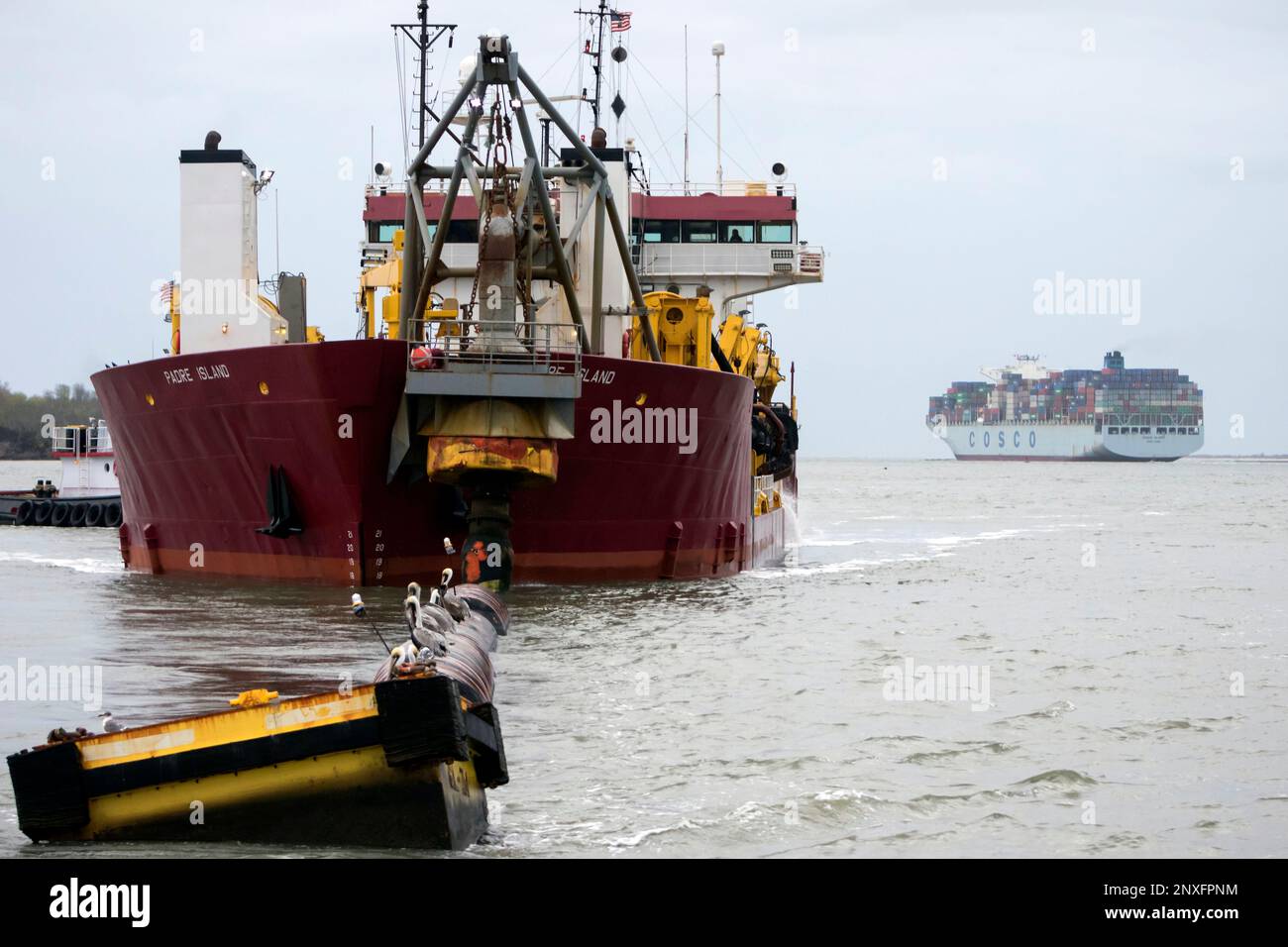 In this photo provided by the Georgia Port Authority, the container ...