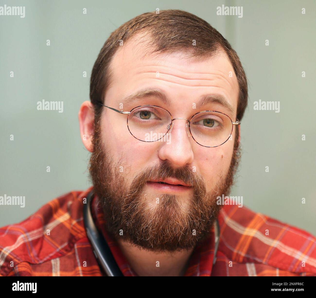 Charles Hoskinson speaks during an interview in Tokyo on Feb. 28, 2018 ...