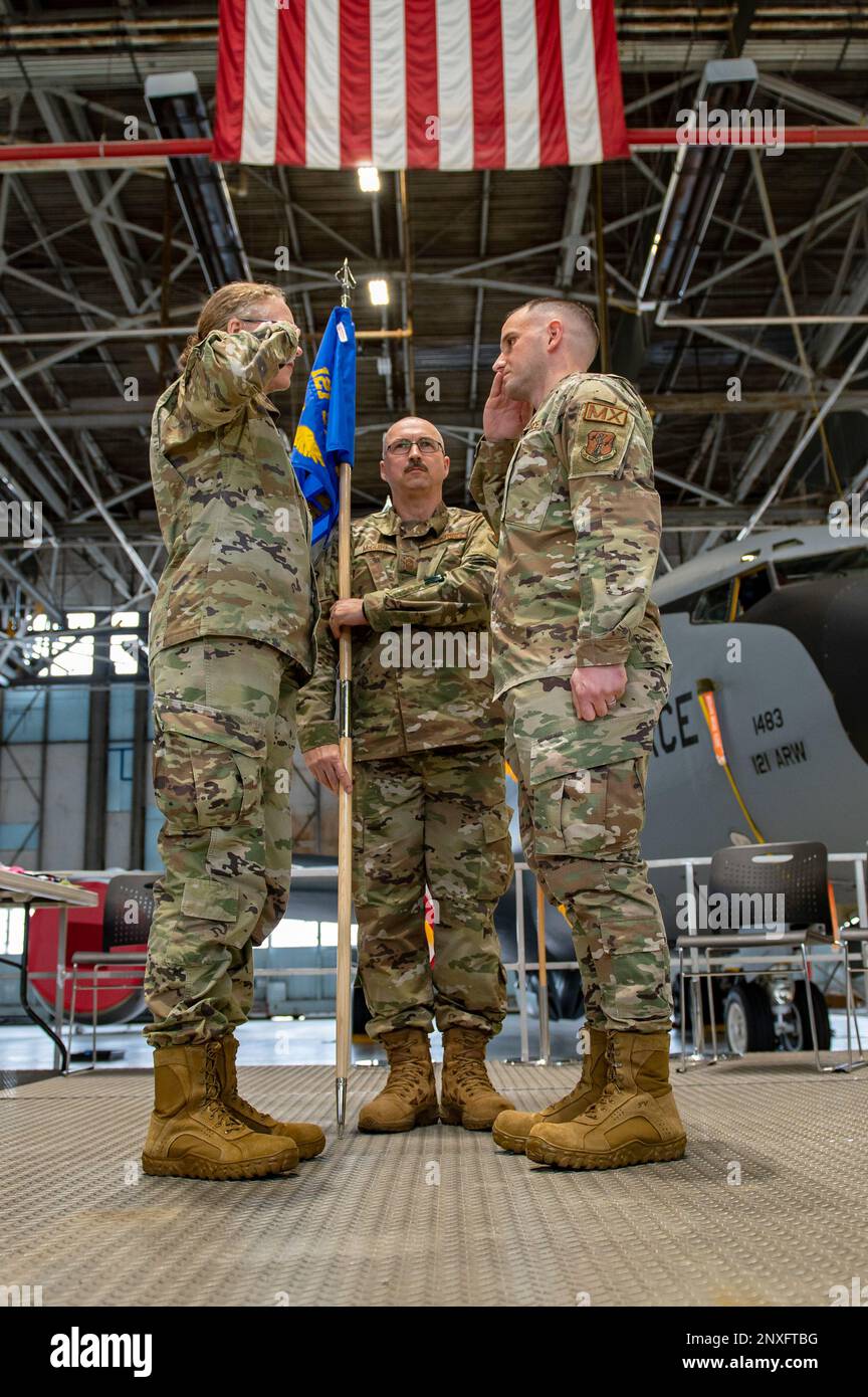 U.S. Air Force Maj. Joshua M. Schnack assumes command of the 121st Air ...