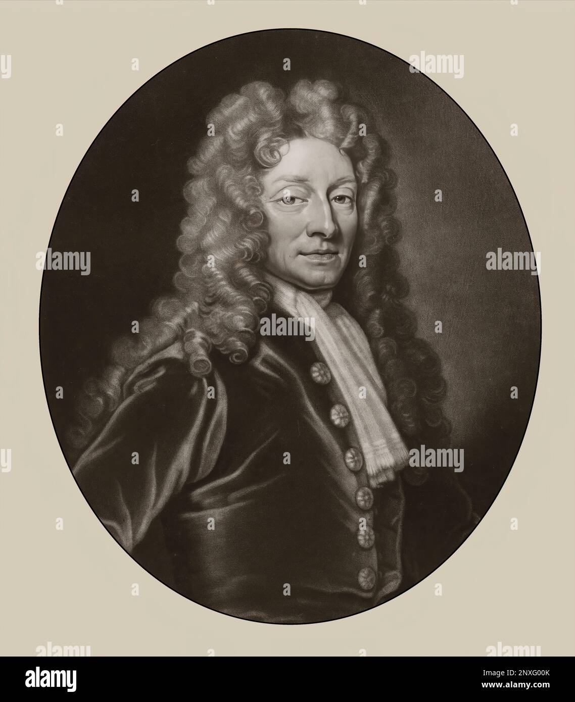 Sir Christopher Michael Wren, 1632 - 1723, English architect Stock ...