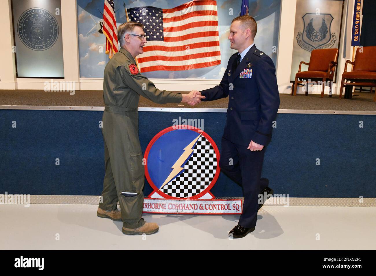 Robins Air Force Base, Ga. –Retired Col. Clark Kelly, left, first ...