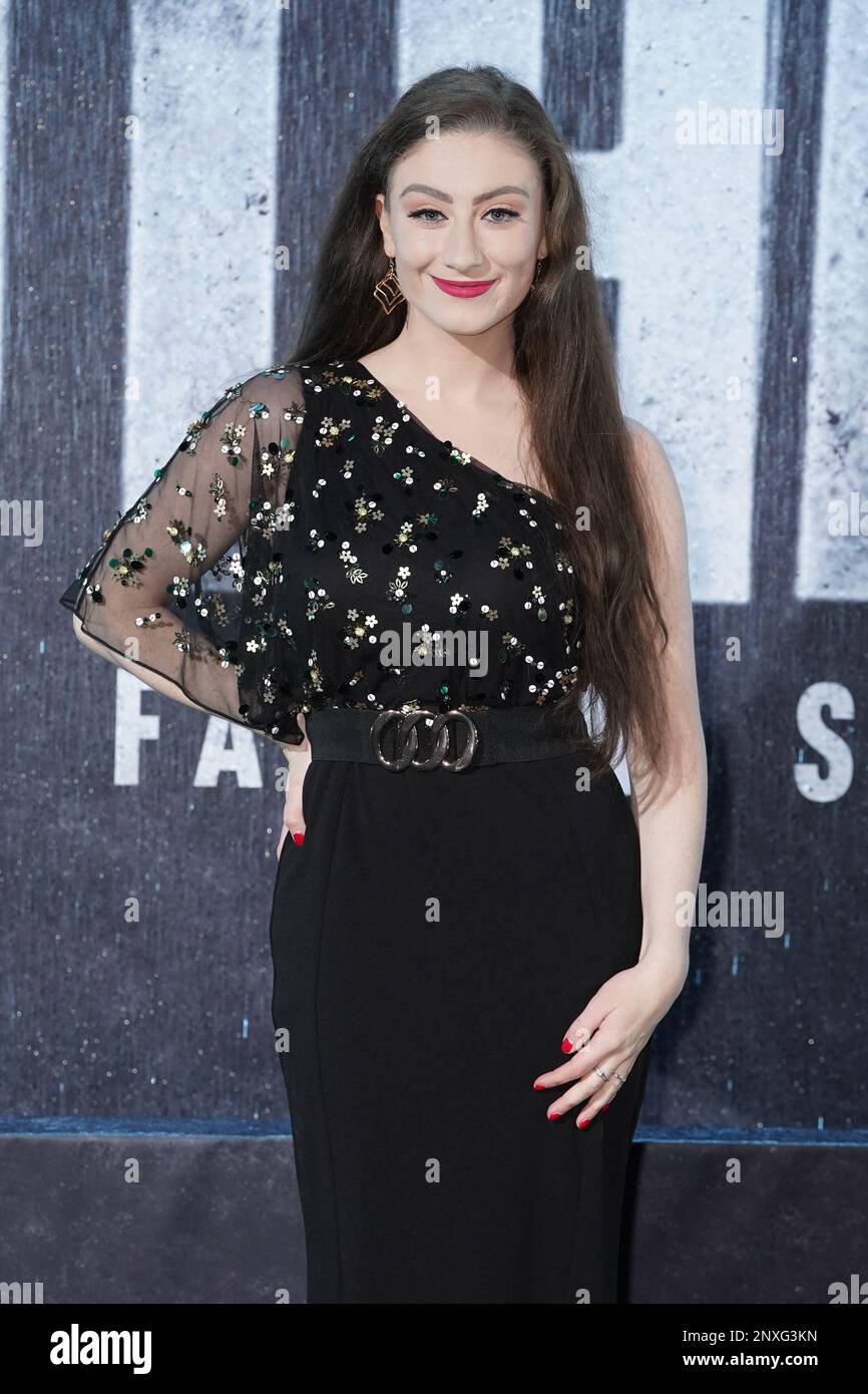 Amber Doig-Thorne arriving at the World premiere of Luther: The Fallen ...
