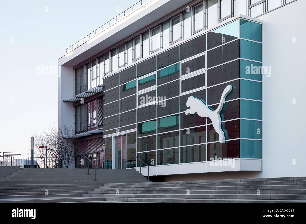 Herzogenaurach, Germany. 01st Mar, 2023. Exterior view of the Puma ...