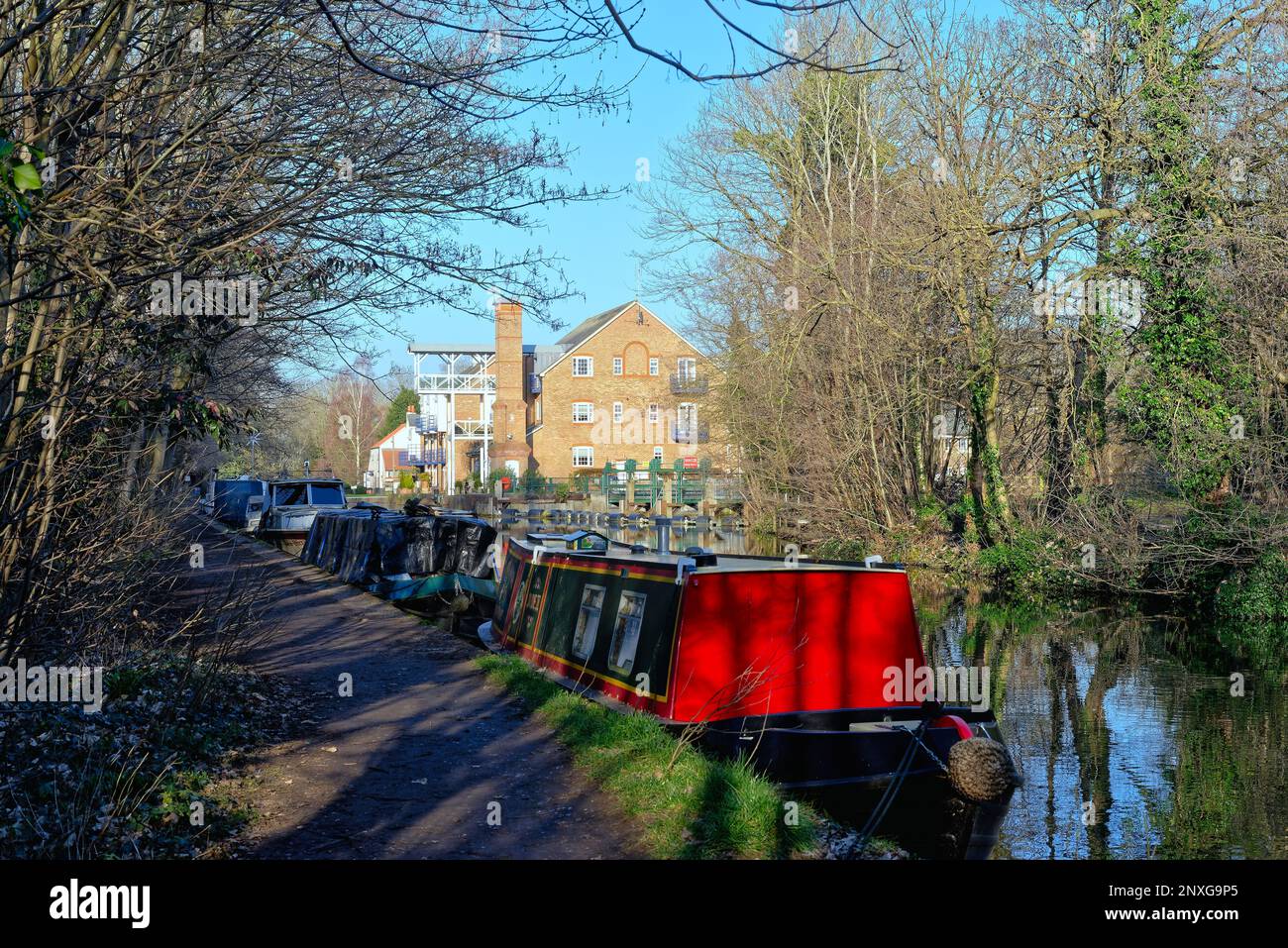 Modern waterside apartments developed from old industrial buildings on ...
