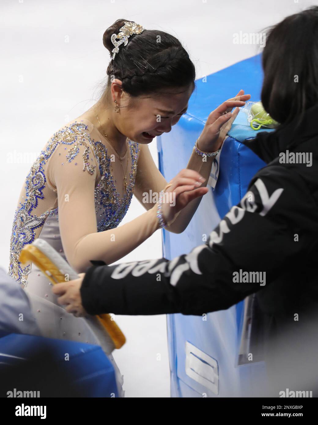 February 23, 2018 - Gangneung, South Korea - KIM HANUL of Korea bursts ...