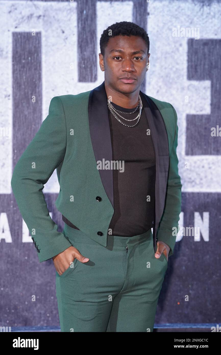 Carl Spencer arriving at the World premiere of Luther: The Fallen Sun ...