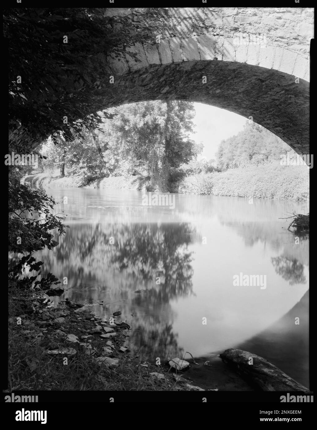 Arches and reflections Black and White Stock Photos & Images - Alamy