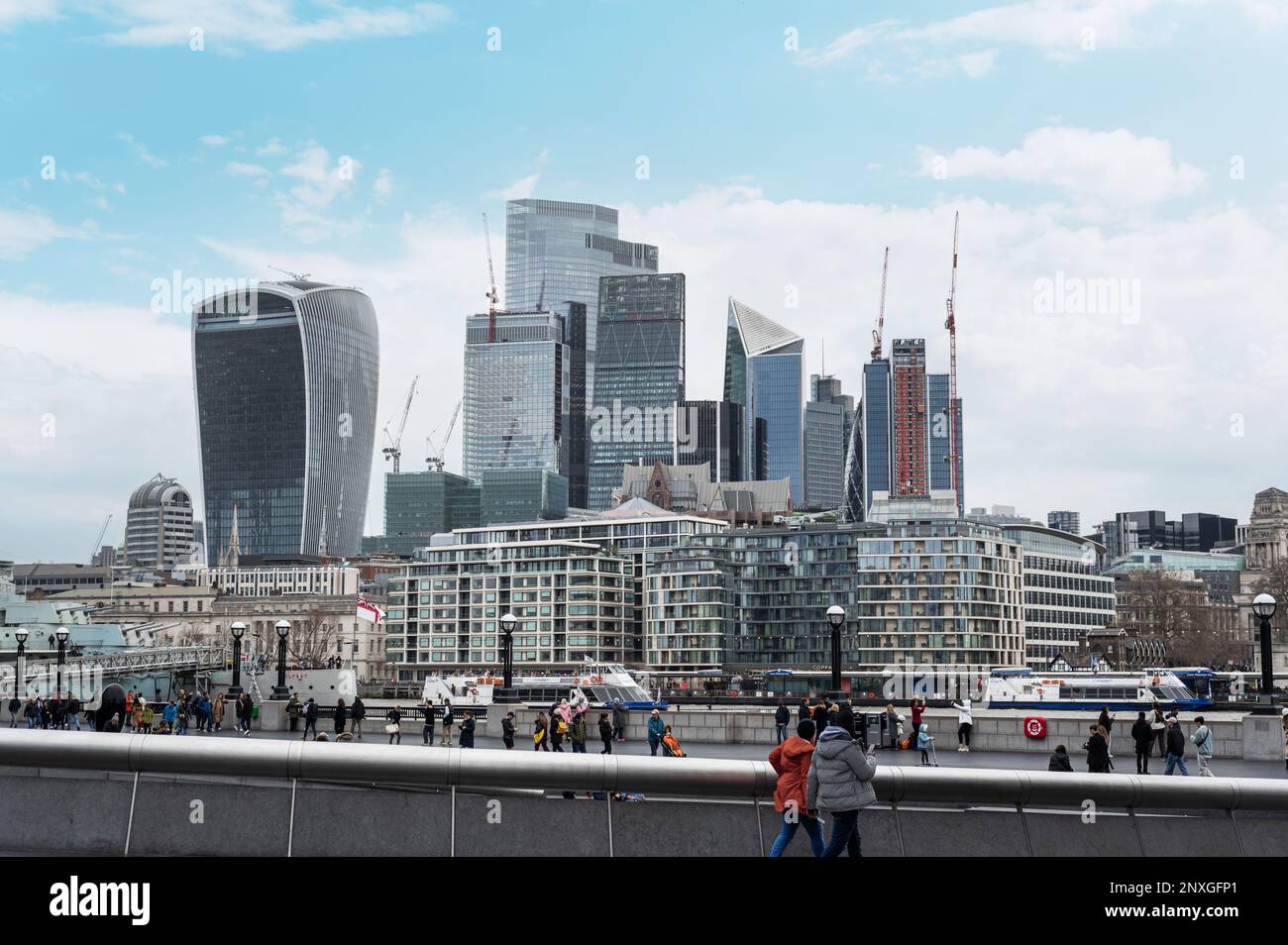 View for London Bridge Stock Photo - Alamy