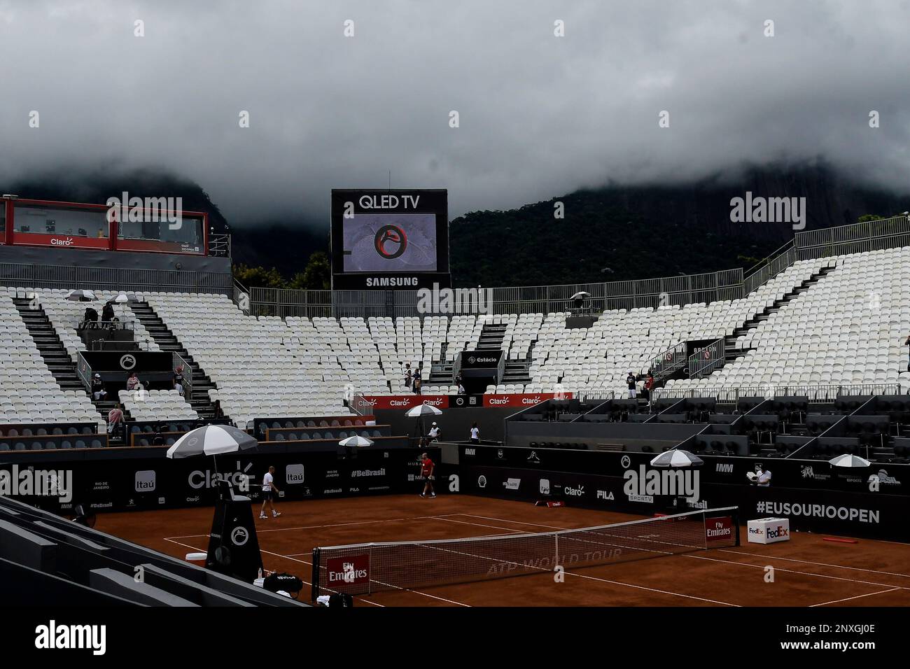 Rio Open 2018 - Quadra Gustavo Kuerten receives tennis players from ...