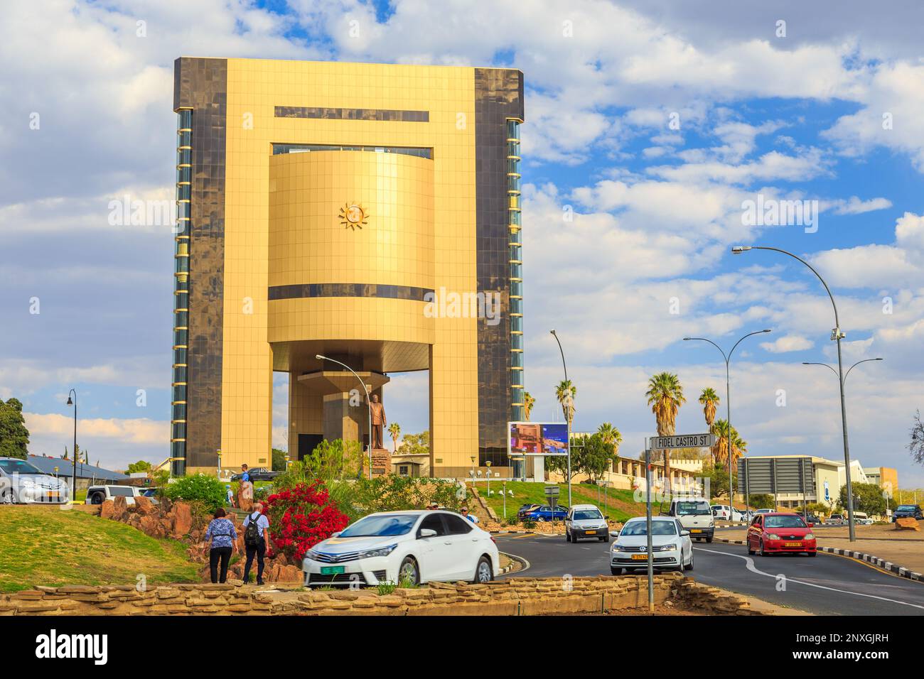 WINDHOEK, NAMIBIA - 10 October 2018: The Museum of Independence along ...
