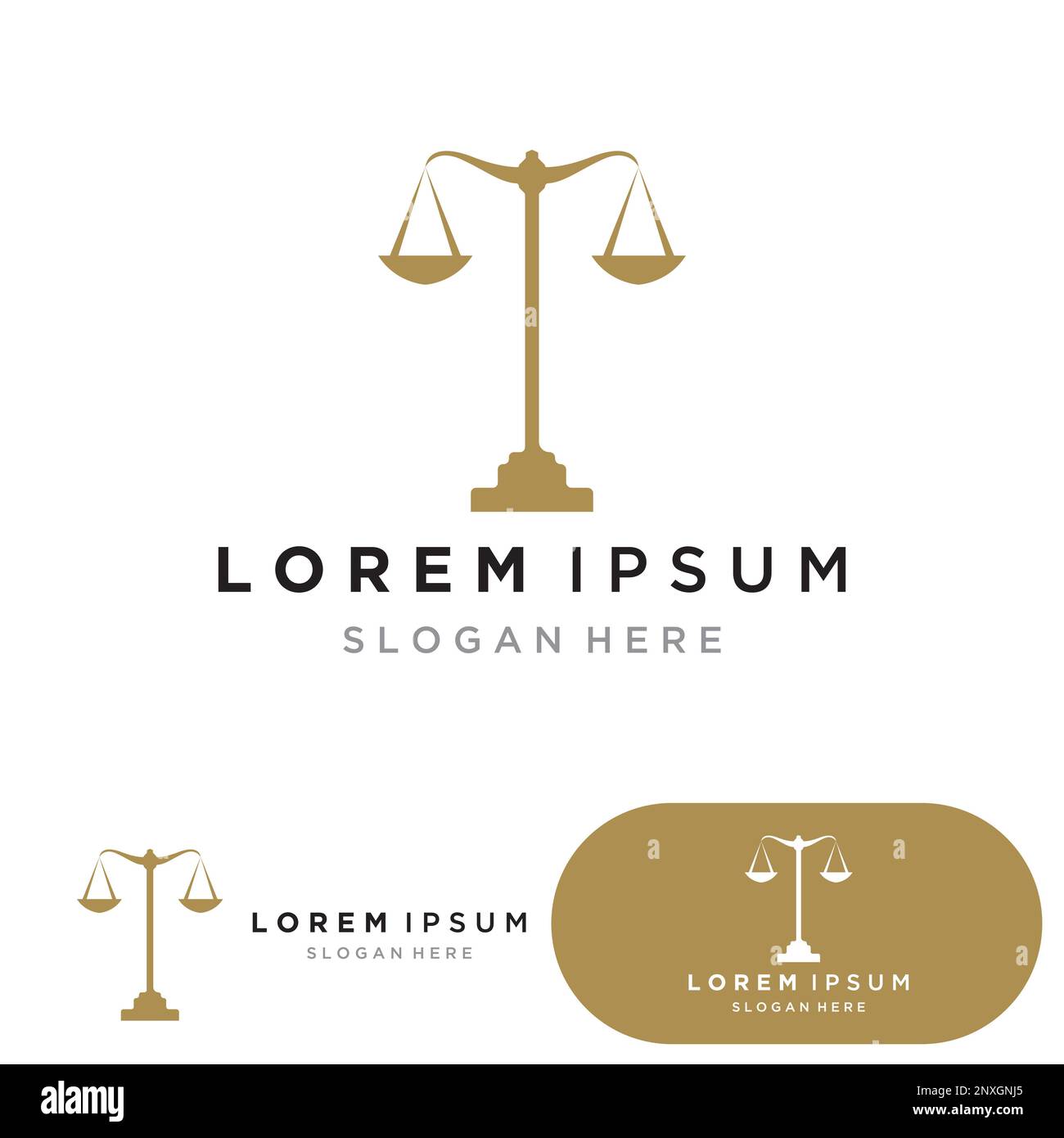 justice law Logo Template vector illsutration design Stock Vector Image ...