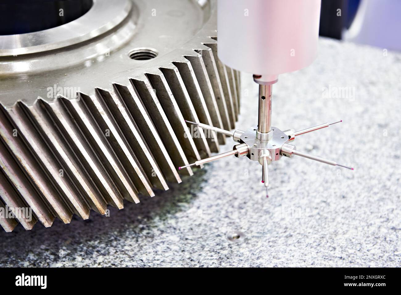 Coordinate Measuring Machine with 3d head Stock Photo - Alamy