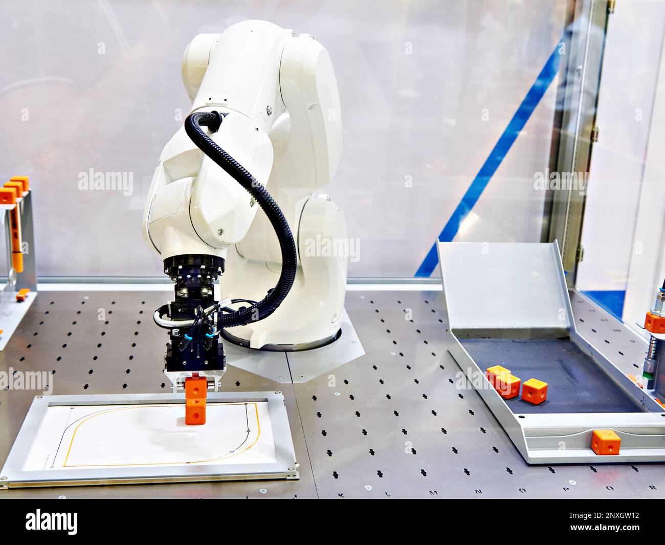 Robotic arm modern technology in work Stock Photo - Alamy