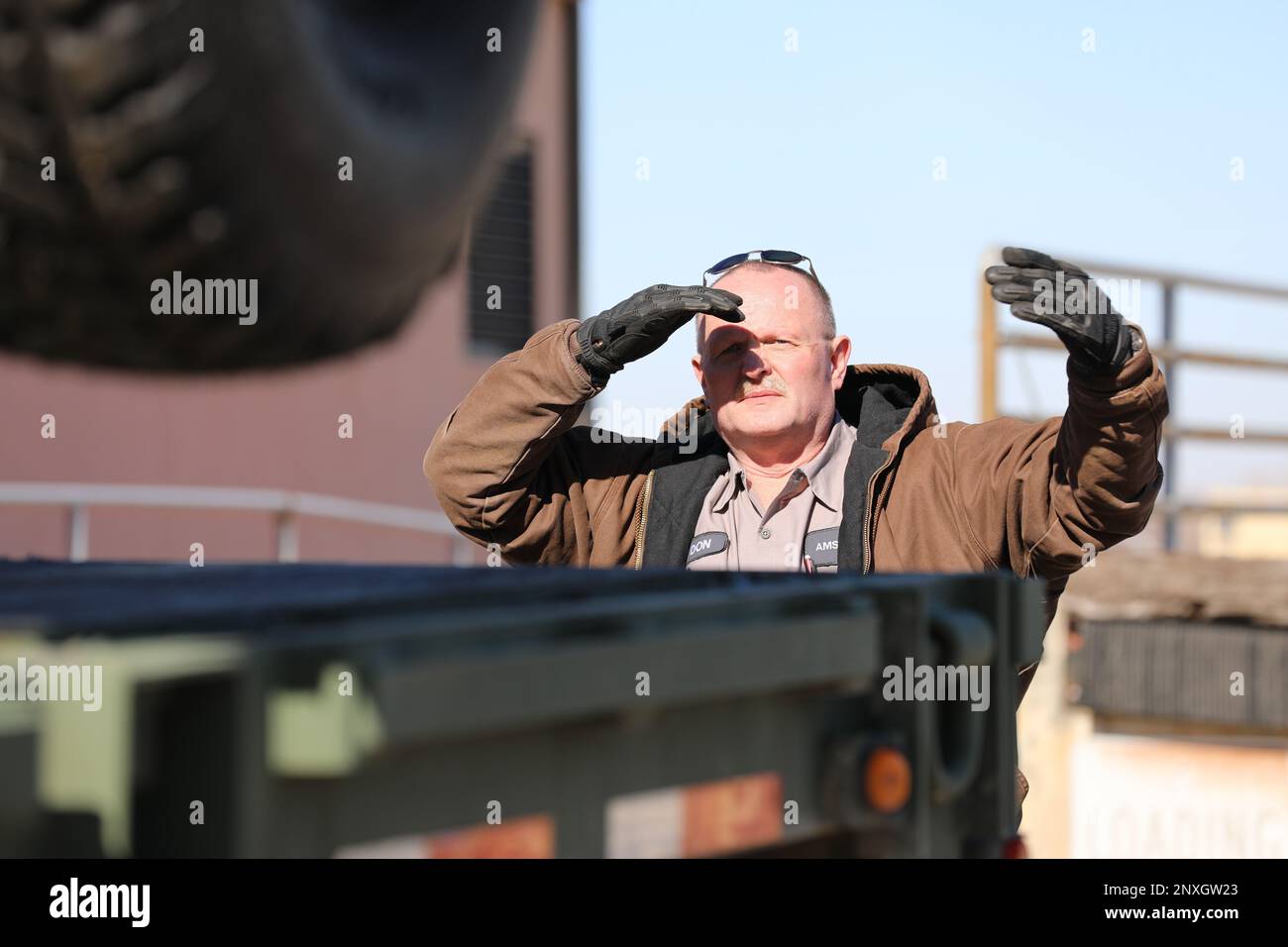 Don Welsh, an Area Maintenance Services and Activities (ASMA) mechanic ...