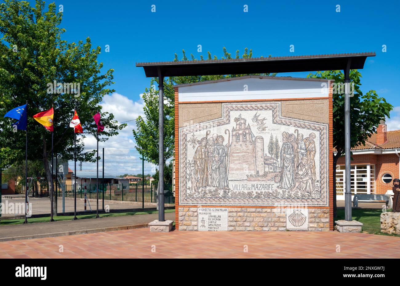 Villar de Mazarife on the Camino de Santiago - The French Way in the ...