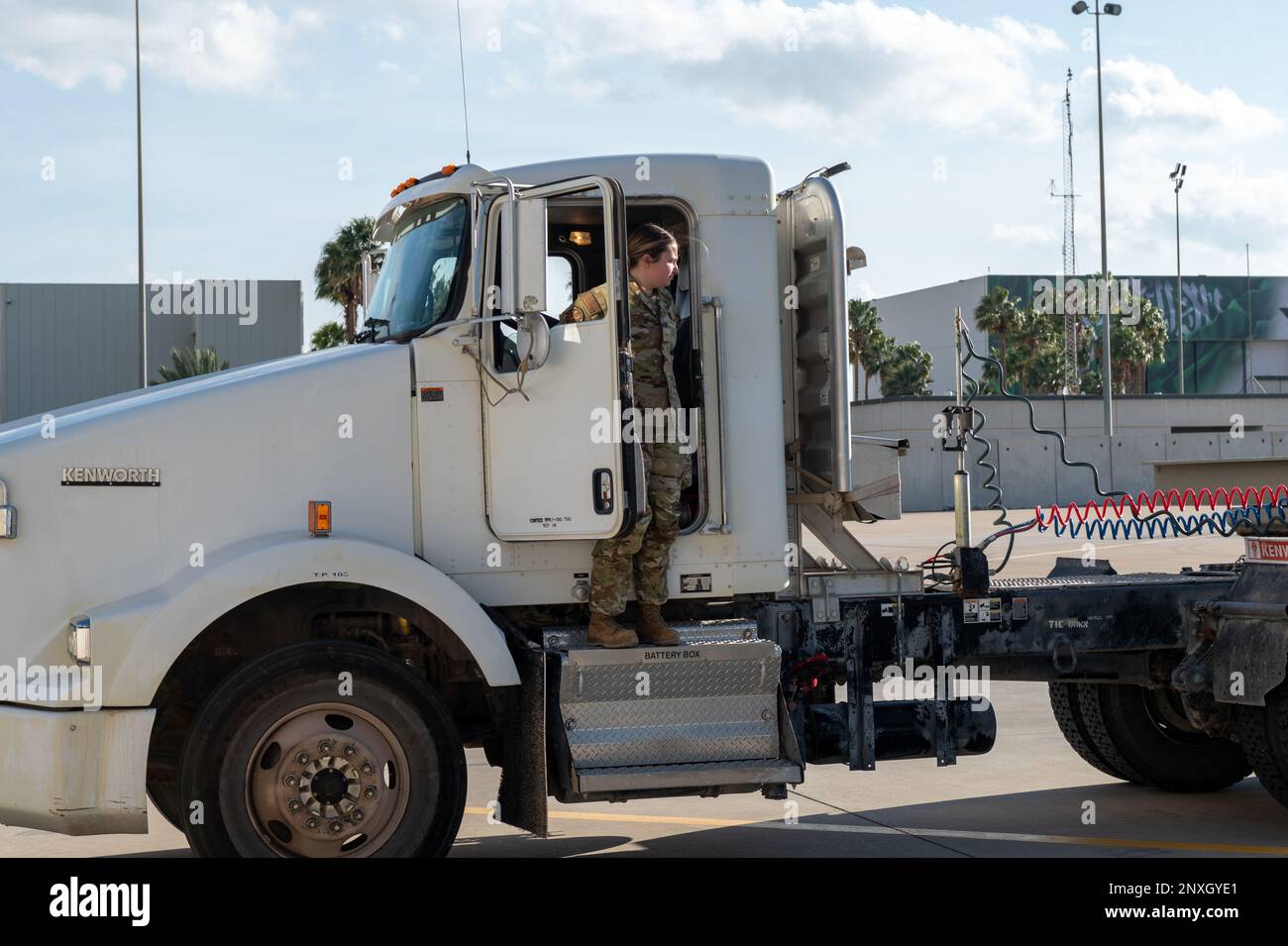 U.S. Air Force Airman 1st Class Mackenzie Addicks with the 378th ...
