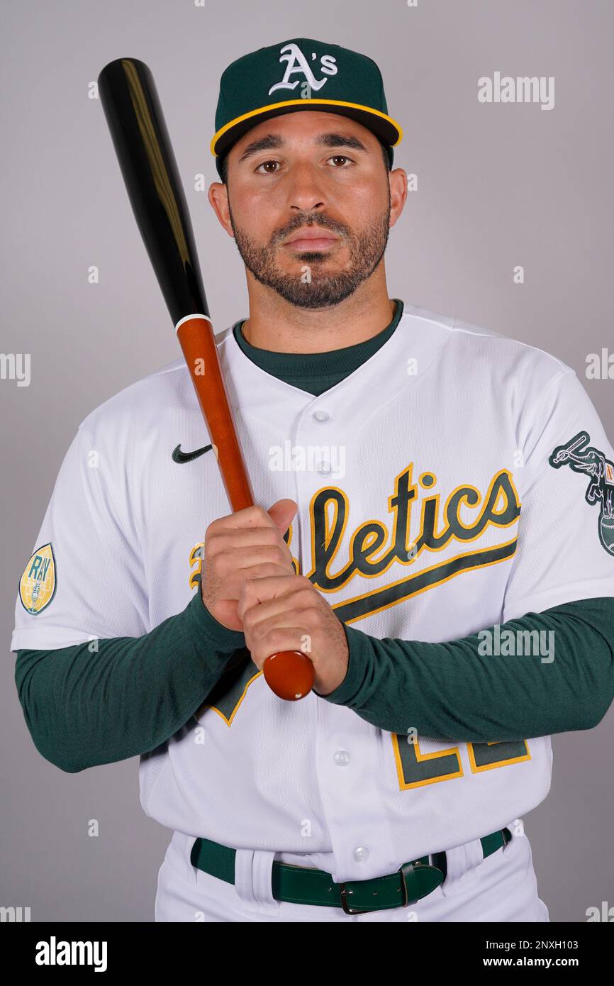 This is a 2023 photo of right fielder Ramon Laureano (22) of the ...