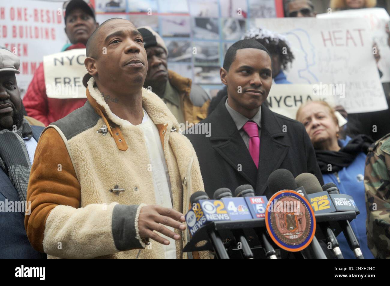 Photo by: Dennis Van Tine/STAR MAX/IPx20182/20/18Ja Rule joins NYCHA ...