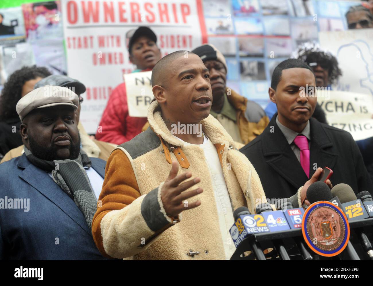 Photo by: Dennis Van Tine/STAR MAX/IPx20182/20/18Ja Rule joins NYCHA ...