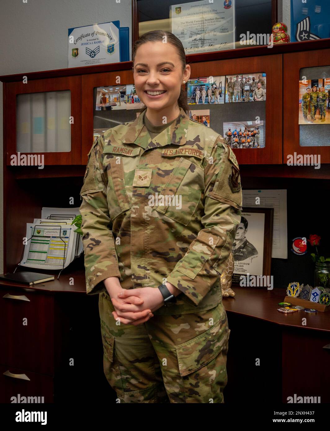 U.S. Air Force Senior Airman Jessica Ramsay, 5th Bomb Wing Legal Office ...