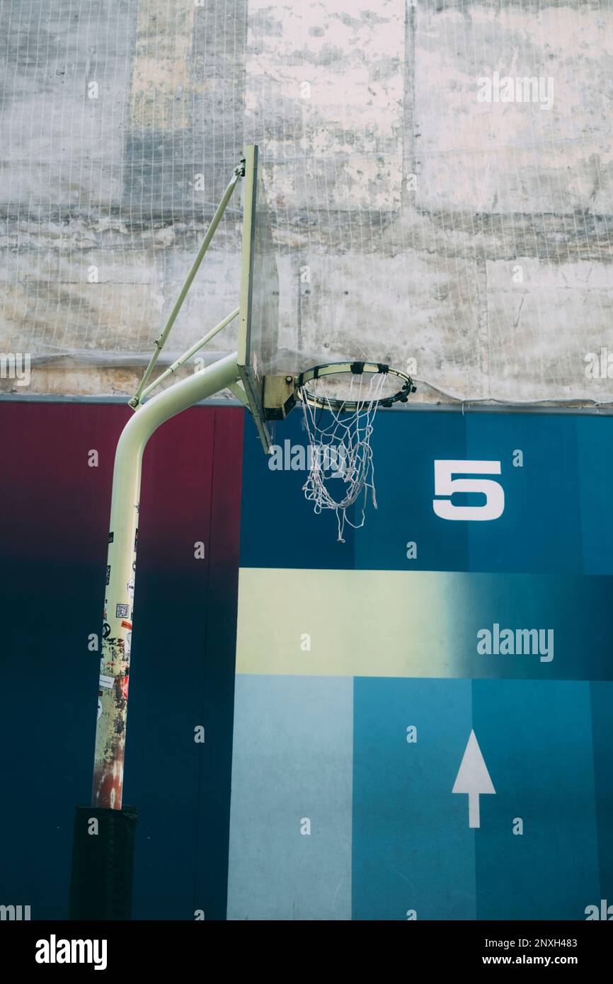 Colorful basketball court hi-res stock photography and images - Alamy