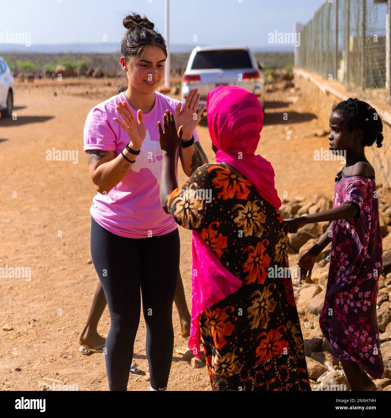 U.S. Army and Air Force personnel from the 450th Civil Affairs and the ...