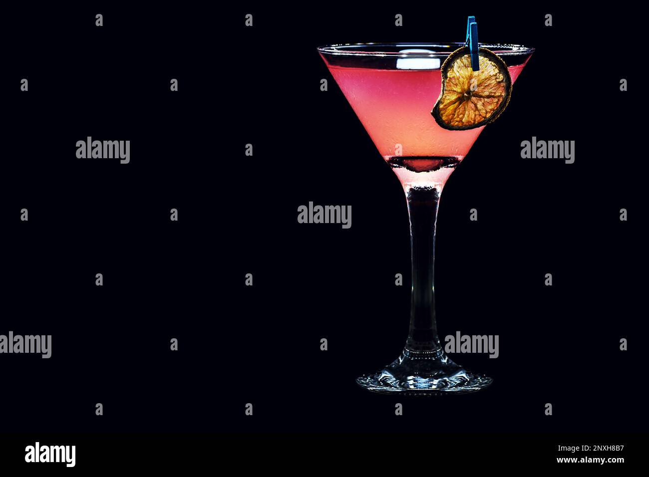 Cosmopolitan Martini, fresh in details with a touch of citrus fruit ...