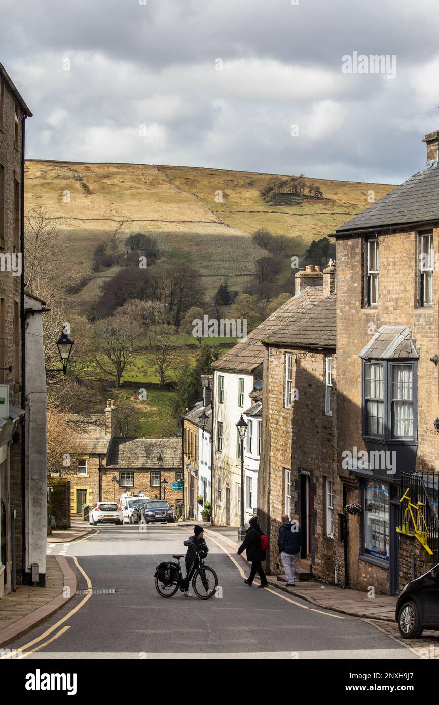 Alston, the highest market town in England, Cumbria, North Pennines ...