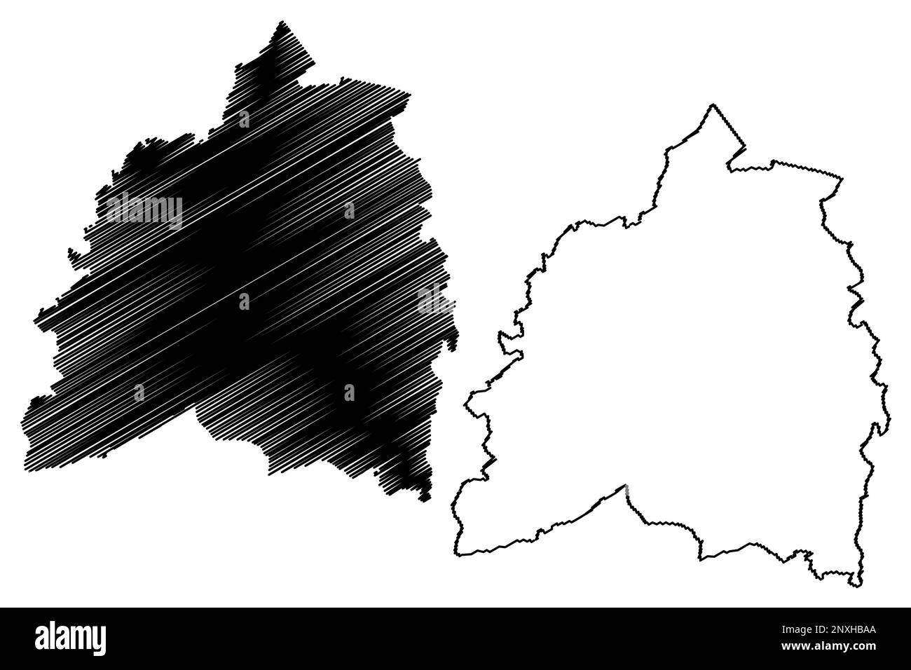 Bassetlaw Non-metropolitan district (United Kingdom of Great Britain ...