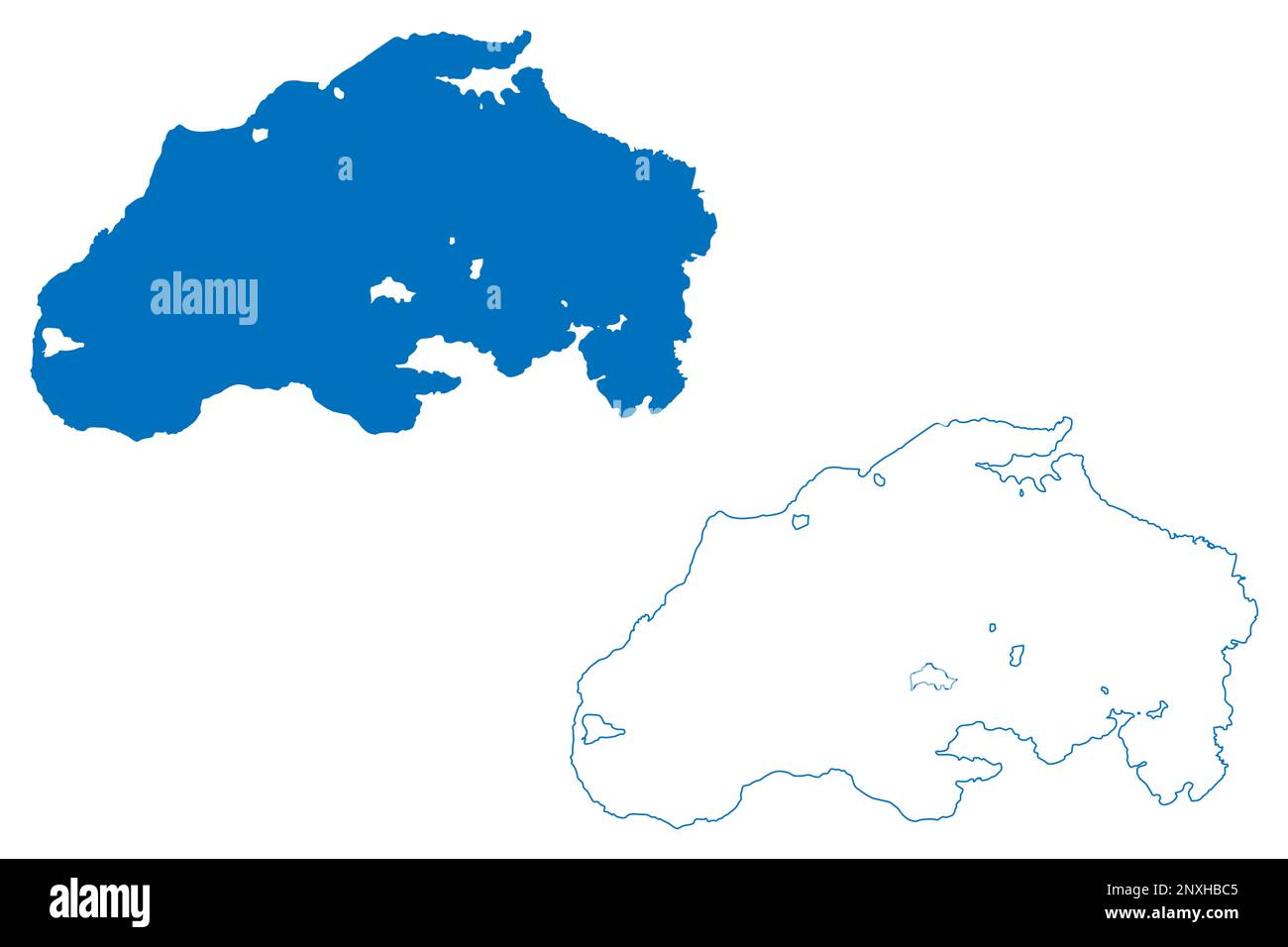 Lake Valencia (South America, Bolivarian Republic of Venezuela) map ...