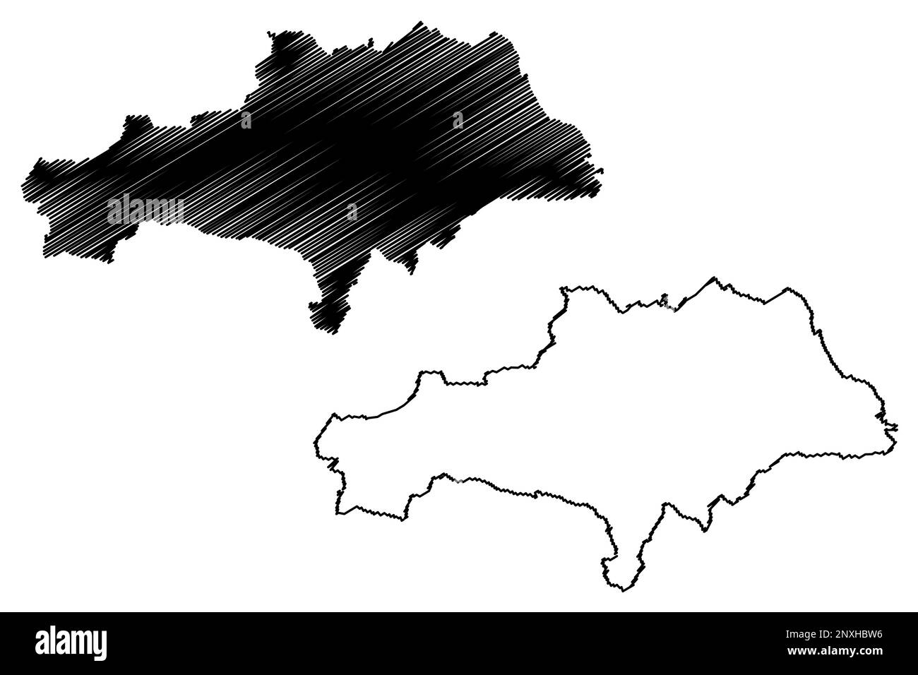 Barnsley map hi-res stock photography and images - Alamy