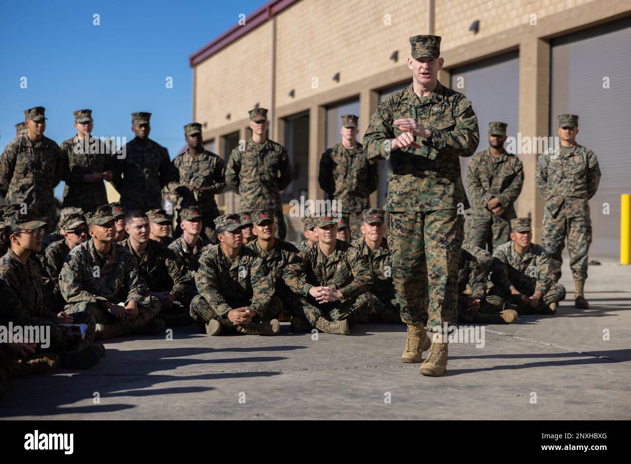 U.S. Marine Sgt. Maj. Troy E. Black, the sergeant major of the Marine ...