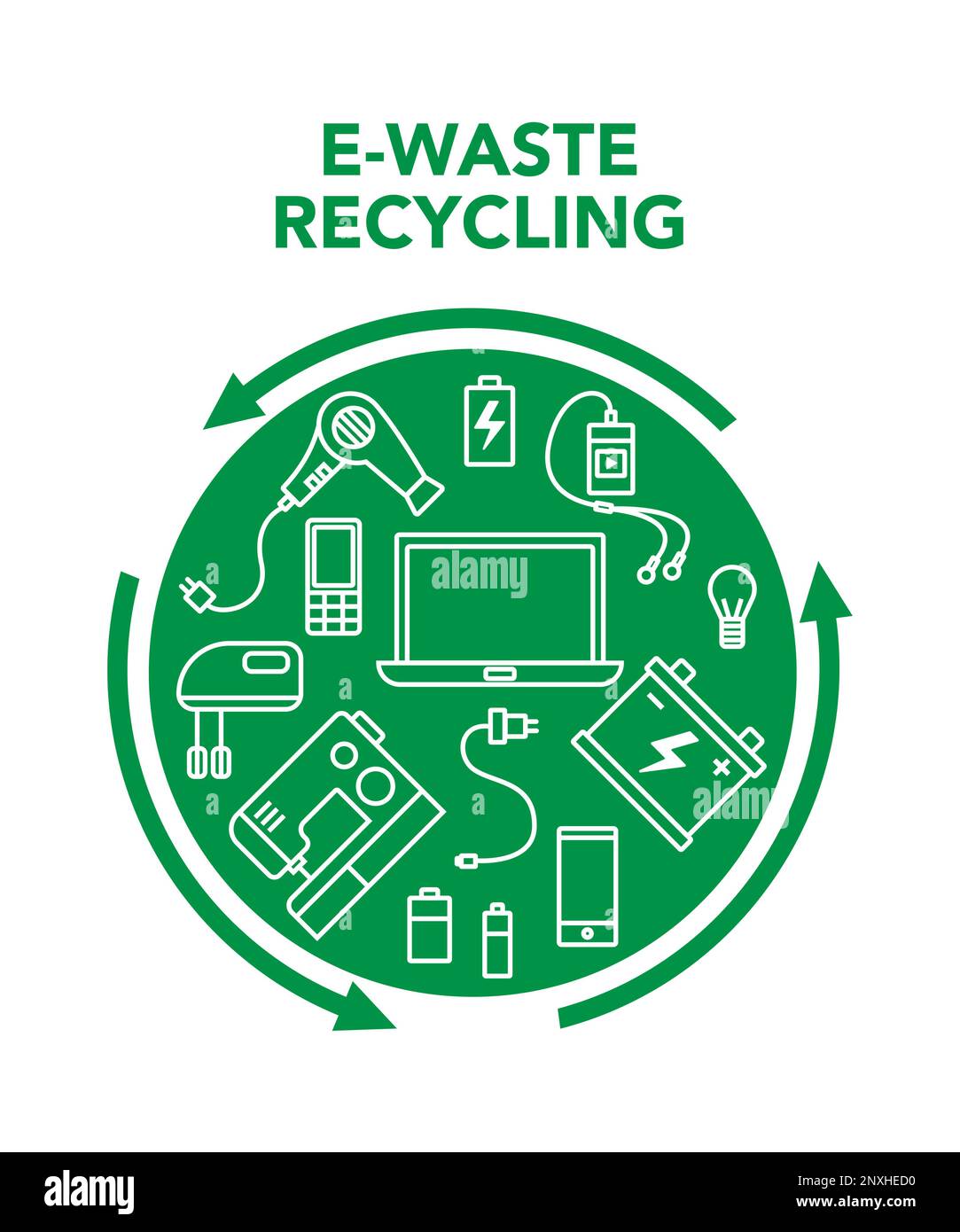 Device waste Stock Vector Images - Alamy