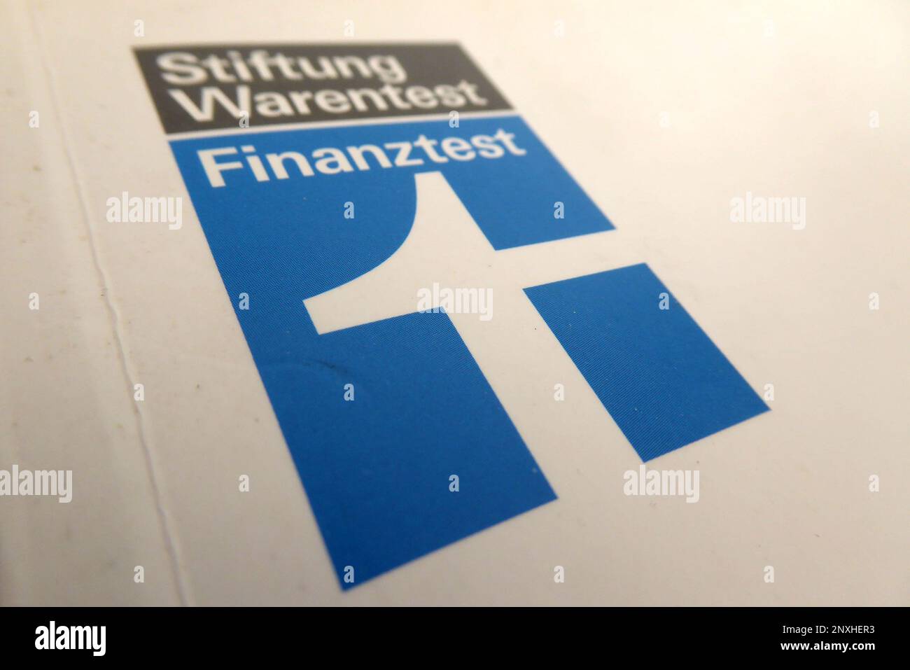 Stiftung Warentest / Finanztest / Zeichen / Logo/ Symbol Stock Photo ...