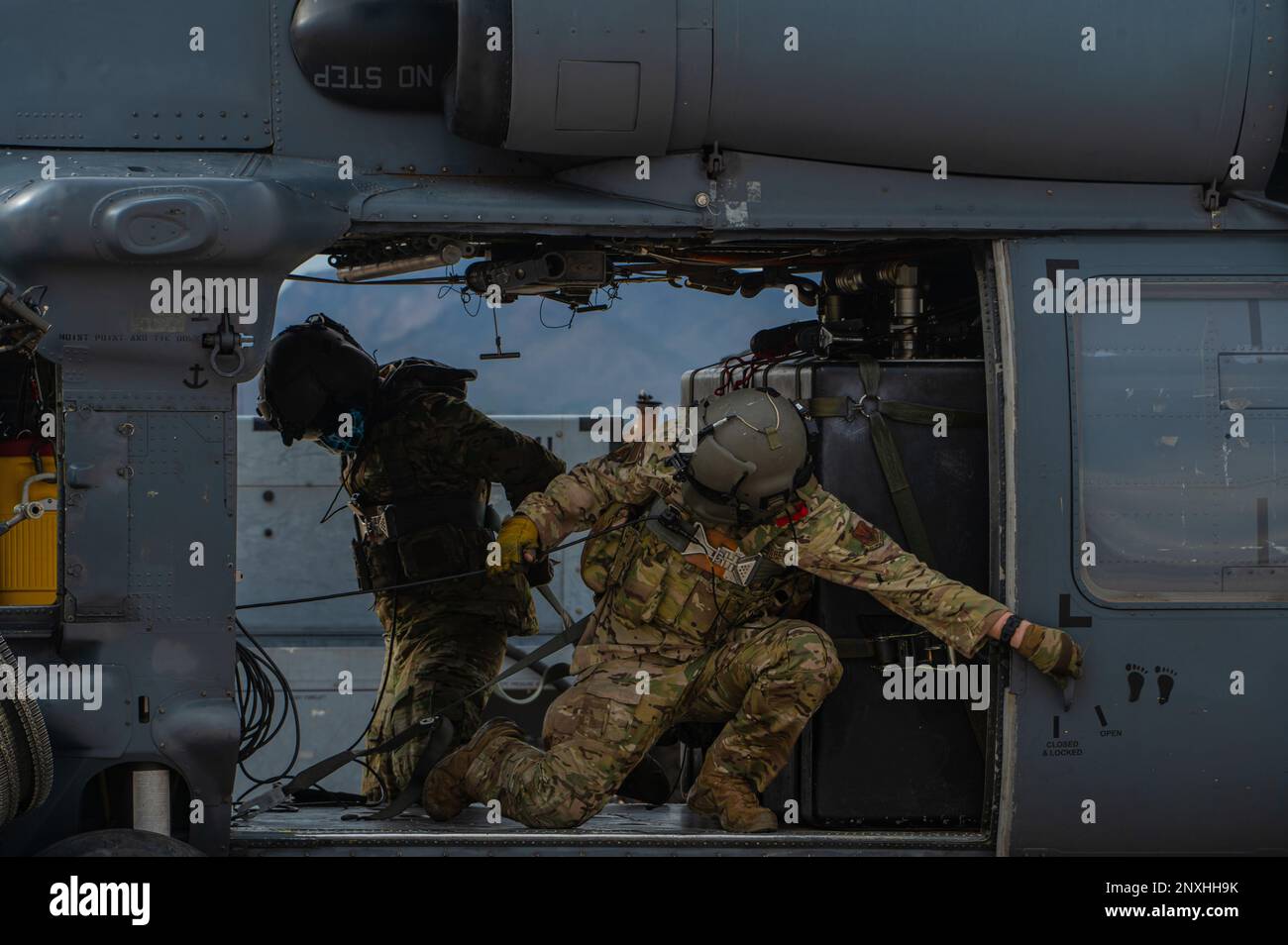 U.S. Air Force special missions aviators assigned to the 55th Rescue ...