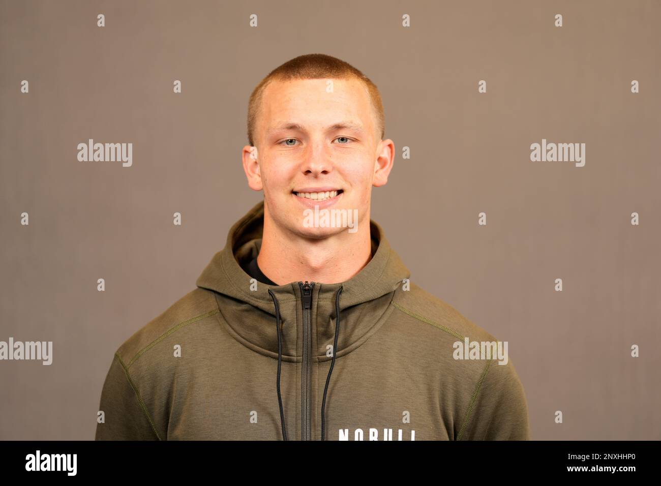 Shepherd quarterback Tyson Bagent poses for a portrait at the NFL ...