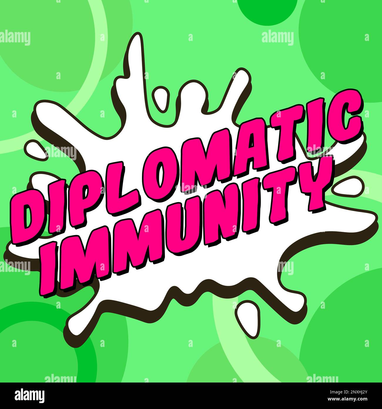 Hand writing sign Diplomatic Immunity. Conceptual photo law that gives ...