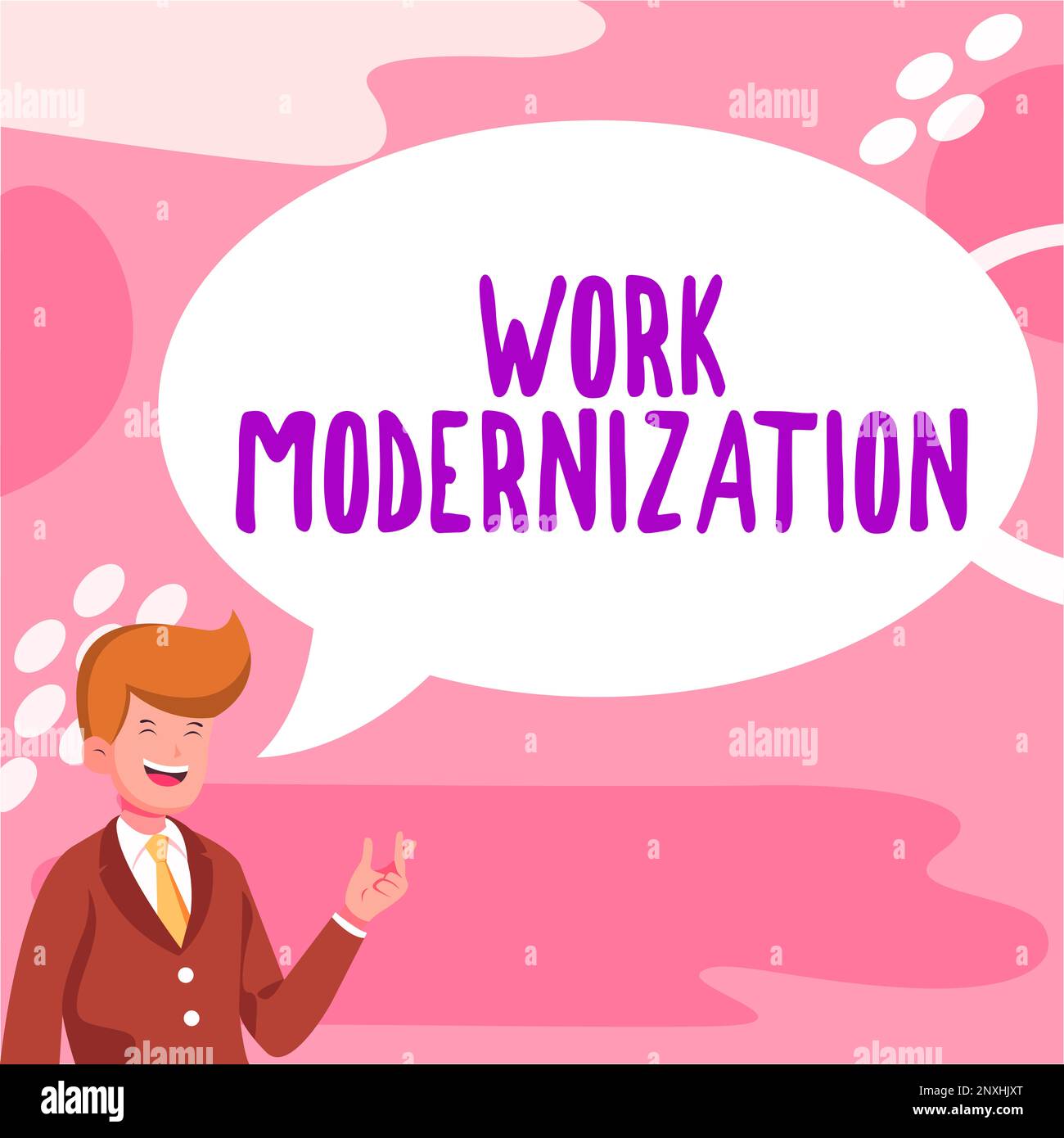 Inspiration showing sign Work Modernization. Business concept changing ...