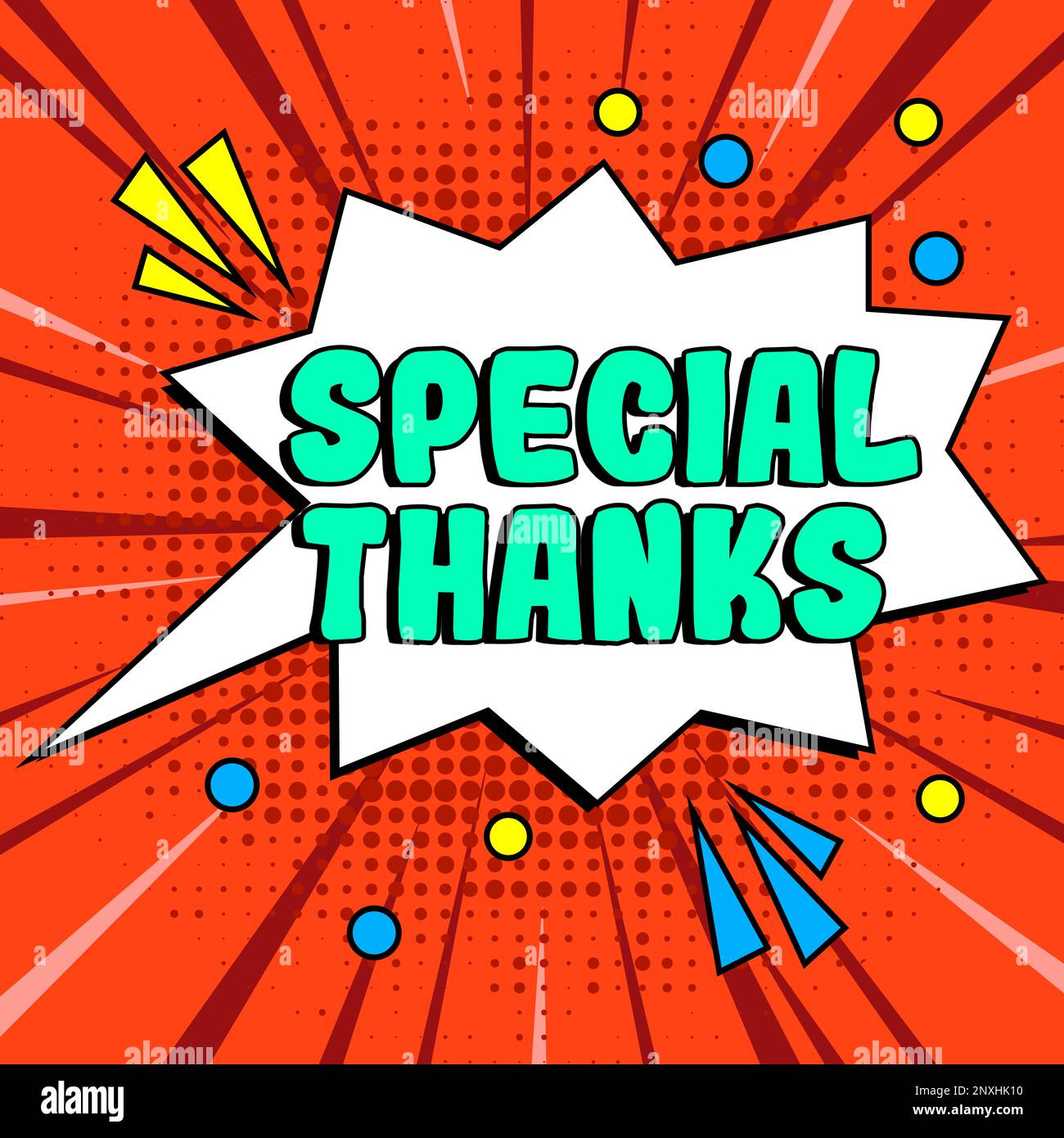 Text sign showing Special Thanks. Business concept expression of ...