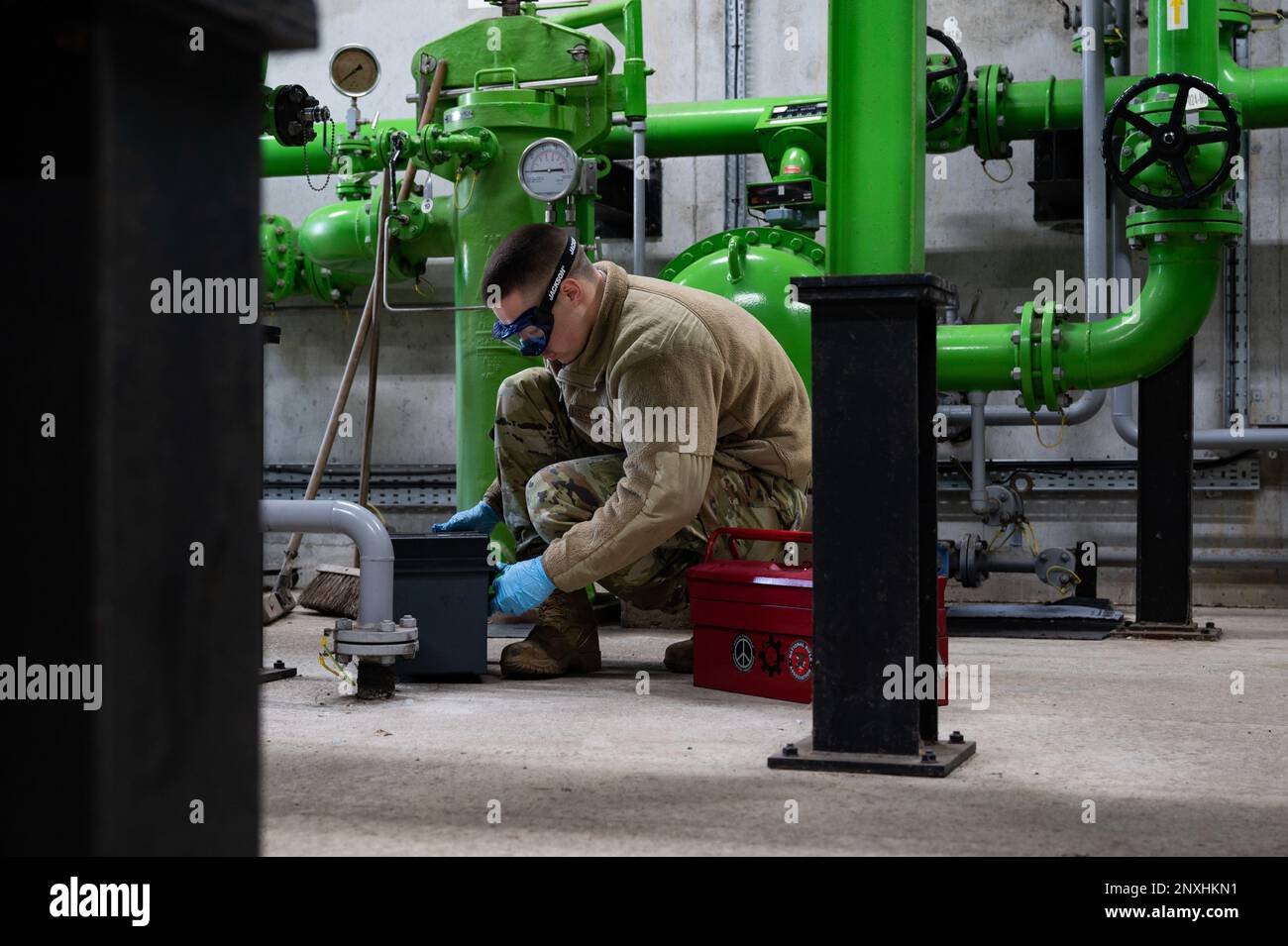 U.S. Air Force Senior Airman Maddux Noble, 48th Logistics Readiness ...