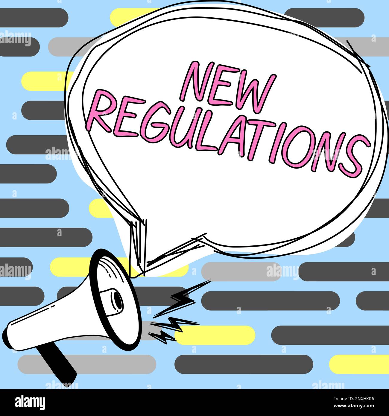 Text sign showing New Regulations. Business overview Regulation ...