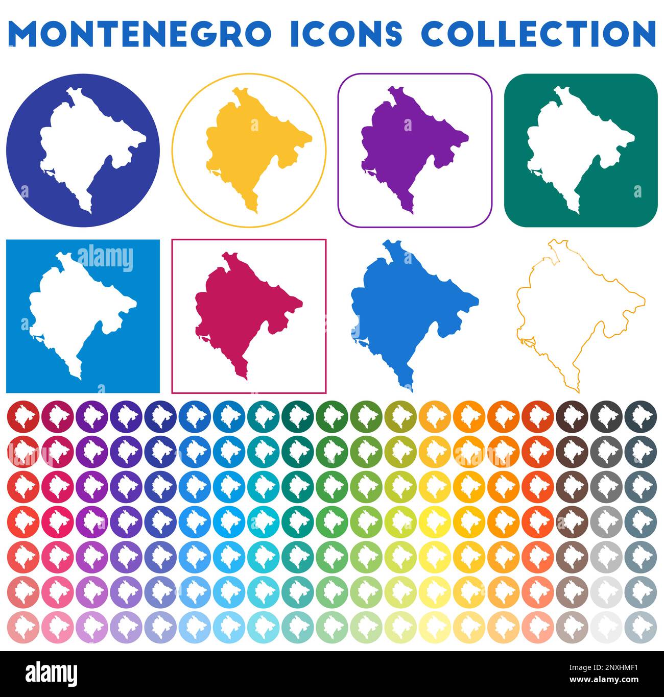 Montenegrin emblem Stock Vector Images - Alamy