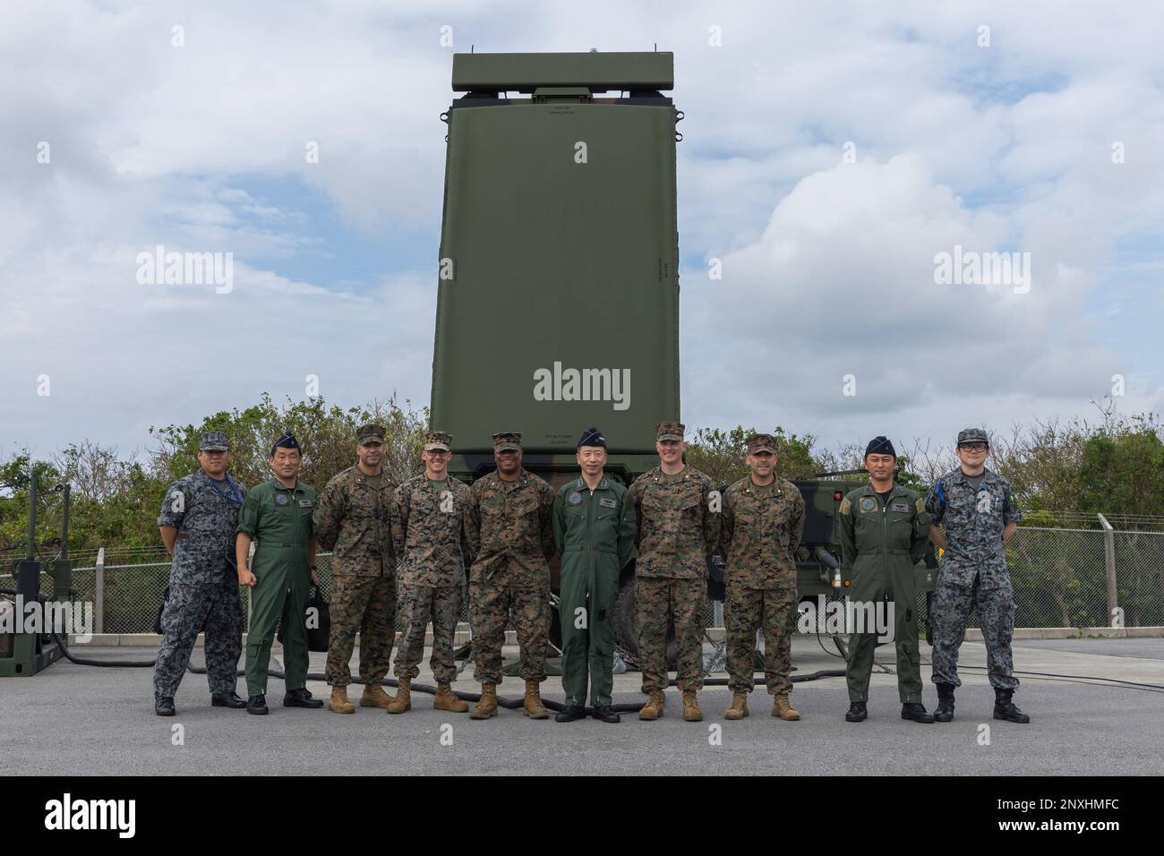 U.S. Marines assigned to Marine Air Control Group 18, Marine Air ...