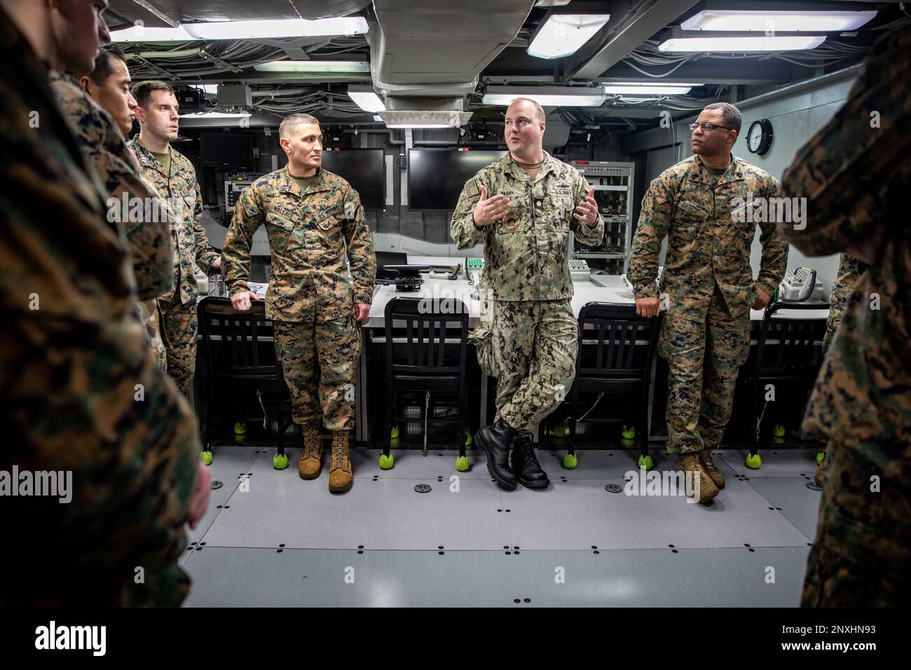 U.S. Navy Lt. Cmdr. David Pagan, a warfare tactics instructor at Naval ...