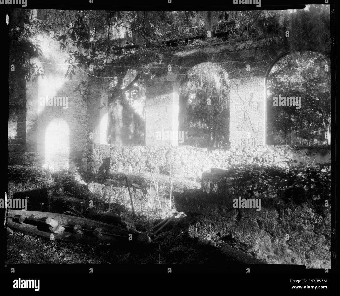 Ruins of Monastery, New Symrna, Volusia County, Florida. Carnegie ...