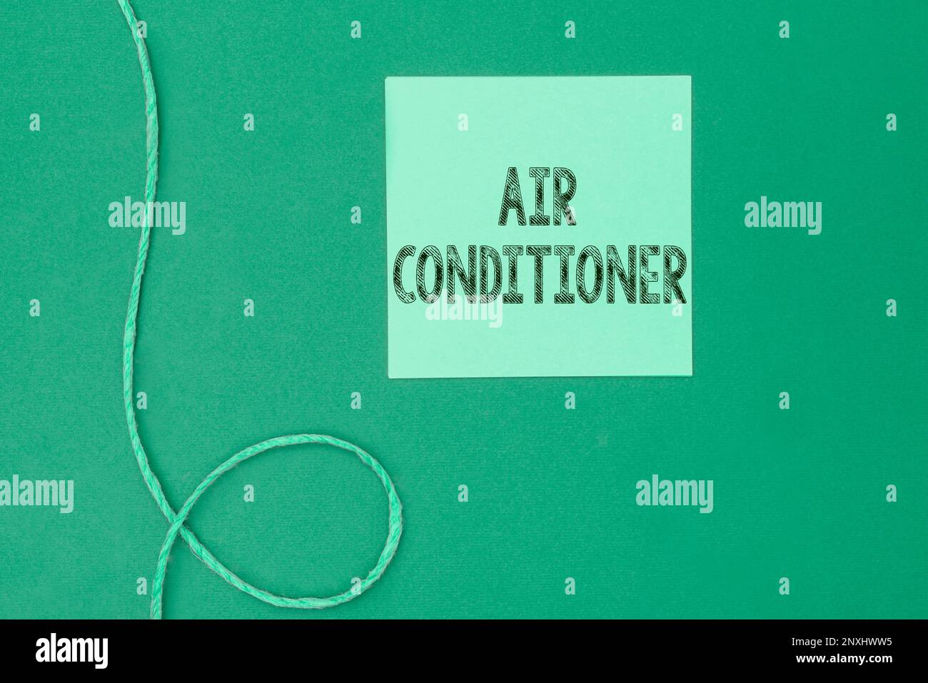 Text sign showing Air Conditioner. Business concept apparatus for ...